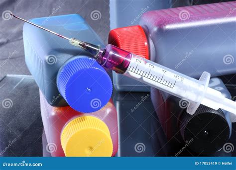 Ink Cartridges Stock Image Image Of Needle Bottle