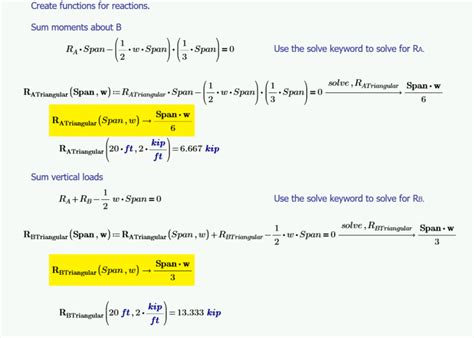 在mathcad中计算并绘制剪切力矩和弯矩 Mathcad中文网站