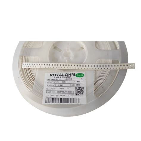 10r Smd Resistor 1 8w 0805 5 100 Pcs Climax Components Inc