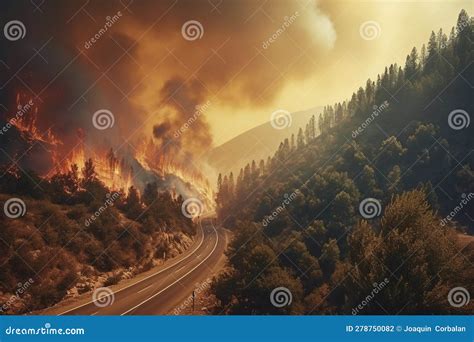The Destructive Force Of Raging Forest Fires In The Mediterranean