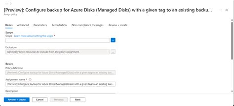 使用 azure 原則 稽核並強制執行 受控磁碟 備份 azure backup microsoft learn