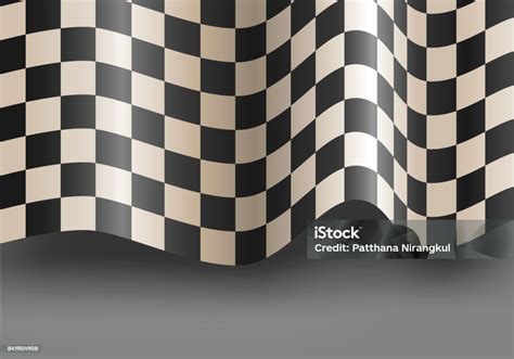 회색 디자인 스포츠 경주 대회 배경 벡터 일러스트 레이 션에 바둑판 무늬 깃발 물결 검사 보기에 대한 스톡 벡터 아트 및 기타 이미지 검사 보기 검은색 경쟁 Istock