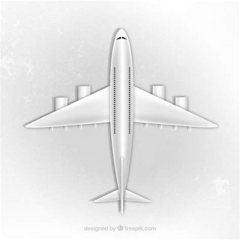 Рисунок самолет сверху 60 фото