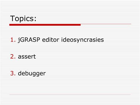 Use Jgrasp Debugger Lanaoregon