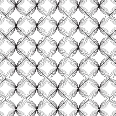 Repeating Geometric Flower Leaves Pattern Background 23419413 Vector