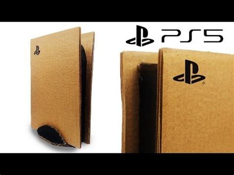 DIY How To Make Sony PS5 Console From Cardboard CraftZilla YouTube Diy Diy Paper Cardboard