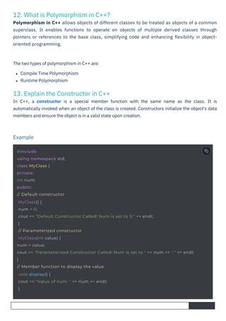 C Interview Questions And Answers Pdf By Scholarhat Pdf