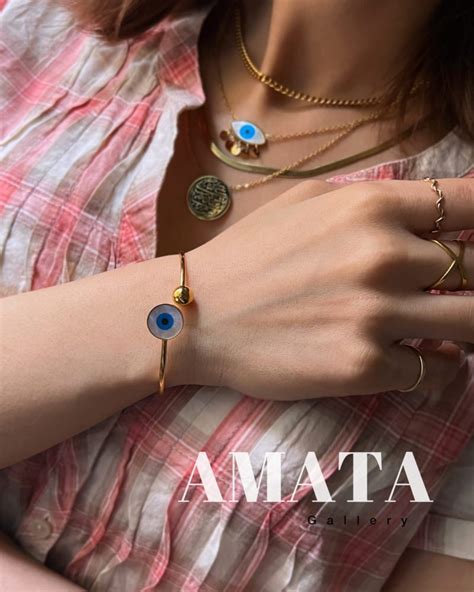 دستبند بنگل چشمنظر فروش انواع دستبند گردنبند و انگشتر اماتا گالری