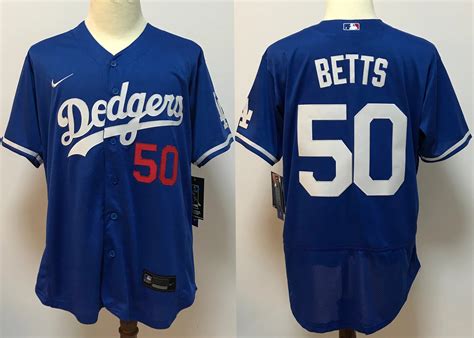 Mookie Betts Los Angeles Dodgers Jersey Blue Nike Ultimate Sports Jerseys