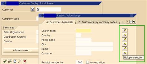 Solved Weird Phenomenon Multiple Selection On Matchcode Sap