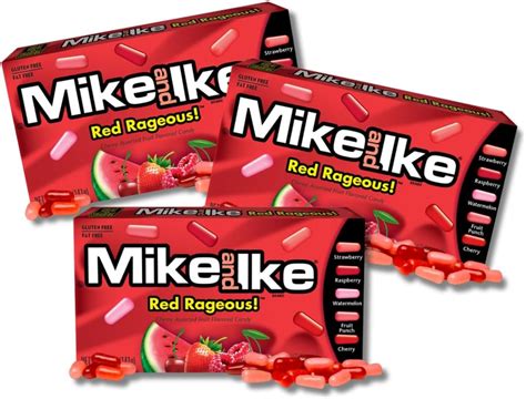 Mike And Ike Red Rageous Chewy Candy 5 Ounce Theater Box