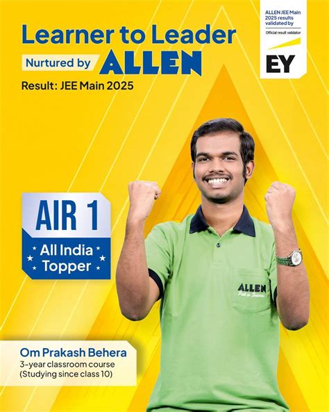 Allen Leads Jee Main 2025 Allen Career Institute Bihar Facebook