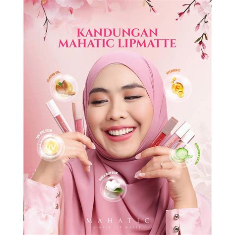 Jual Mahatic Lipmatte By Ustadzah Oki Setiana Dewi Halal Transferproof Tidak Membuat Bibir