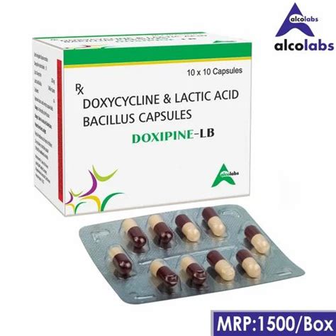 Antibiotics Doxipine Doxycycline 100mg Capsules Trader Wholesaler