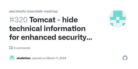 Tomcat Hide Technical Information For Enhanced Security By