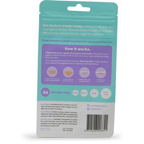 Skin Control Pimple Patch Mixed Am Pm 36 Pack Big W
