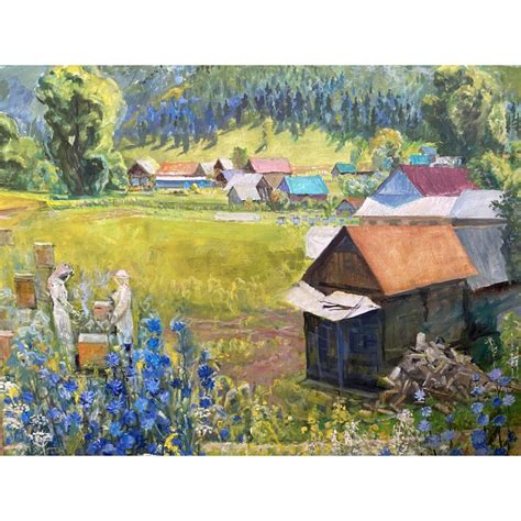 Купить картину Пасека в Москве от художника Суздальцев Виктор