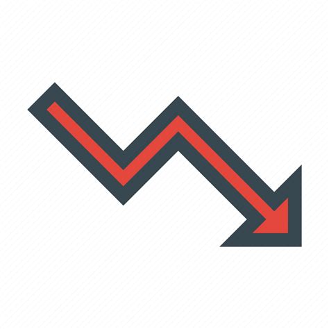 Arrow Bankrupt Chart Down Finance Graph Icon Download On Iconfinder