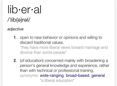 Liberal Definition