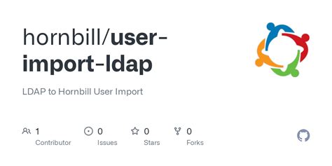GitHub Hornbill User Import Ldap LDAP To Hornbill User Import