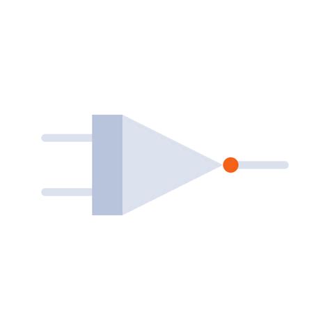 Not Gate Logical Electrical Nand Circuit Component Icon Download On Iconfinder