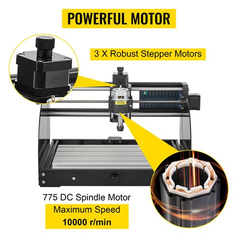 Vevor Cnc Router Machine 3018 Cnc 3018 Pro 3 Axis Pcb Milling Machine Wood Router Engraver Grbl