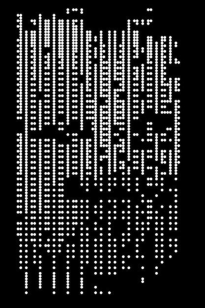 Premium Photo Binary Aesthetics And Captivating Digital Artistry