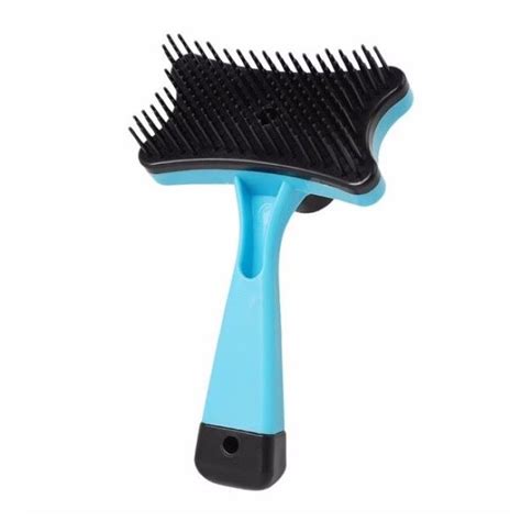 Самопочистваща се четка за хигиена на домашни любимци синя Emag Bg