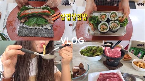 집에서 집밥요리하고 먹고 외출하며 지낸 주부일상 브이로그 Youtube