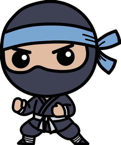 Cartoon Ninja Illustration 44796671 Vector Art At Vecteezy