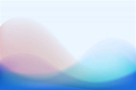 화려한 파스텔 웨이브 초록 배경 프리미엄 벡터