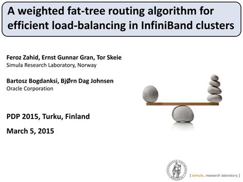 Pdf A Weighted Fat Tree Routing Algorithm For Efficient Load