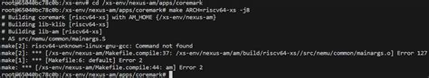 Error Occurred When Make For The Coremark Workload Issue Openxiangshan Xiangshan