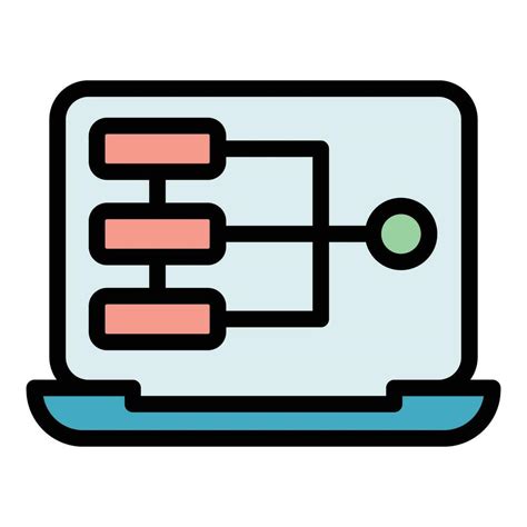 Laptop Code Html Icon Vector Flat 27153332 Vector Art At Vecteezy