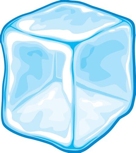 Ice Cube Sketch Royalty Free Vector Image Vectorstock