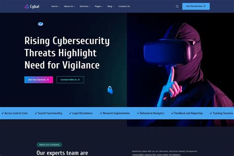 Cybal Cyber Security Html Template
