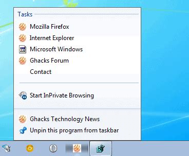 Open Pinned Sites In The Default Windows Browser GHacks Tech News