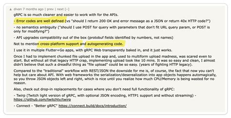 i reviewed 1 000s of opinions on grpc