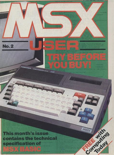 Msx User 2 Argus Specialist Publications Generation Msx