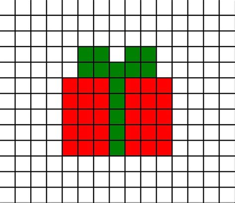 Present Pixel Art Easy Pixel Art Pixel Art Pixel Art Templates
