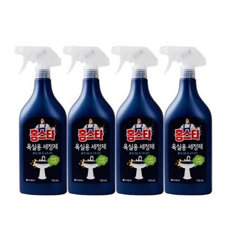 Lg생활건강 홈스타 욕실용 세정제 750ml 4개 티몬
