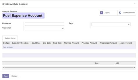 Budget Management In Odoo