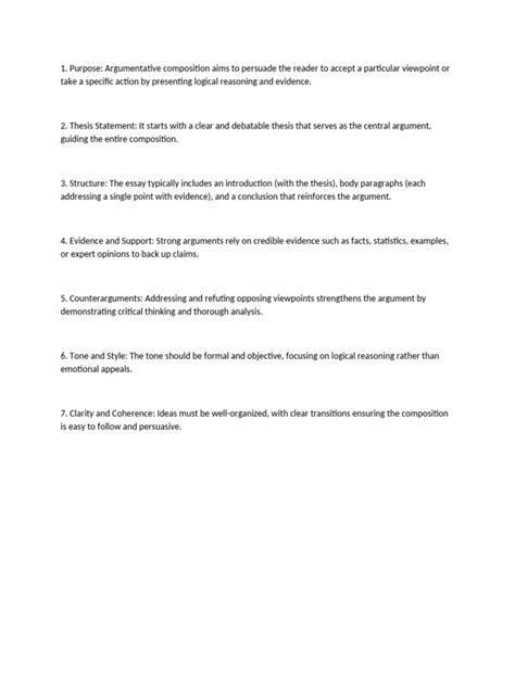 Argumentative Composition Pdf