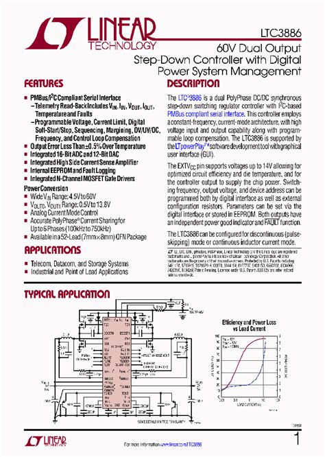 Ltc3886 15 8241113 Pdf Datasheet Download Ic On Line