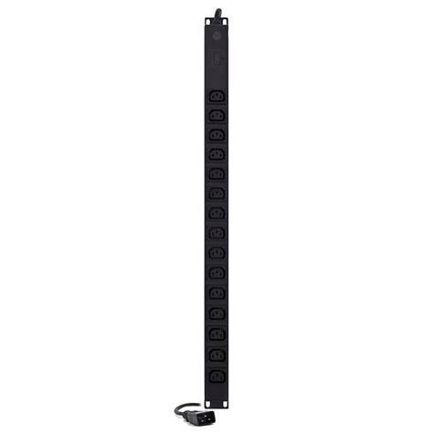 Vertical 15 Port Pdu 15 Iec C13 Output 1 Iec C20 Input 16a 240v