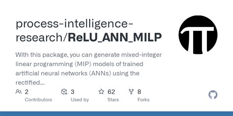 github process intelligence research relu ann milp with this package you can generate mixed