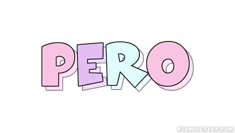 Pero Logo Herramienta De Diseño De Logos Gratuita De Flaming Text