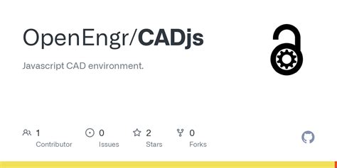 Github Openengr Cadjs Javascript Cad Environment