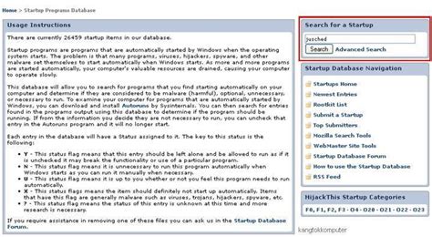 Startup Database Kangtokkomputer