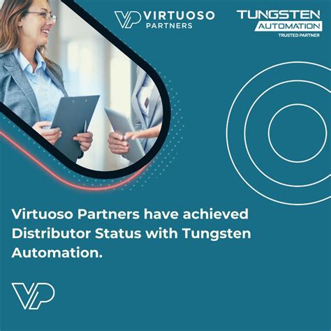 Ben Nilsson On Linkedin Virtuoso Partners Have Achieved Distributor Status With Tungsten…